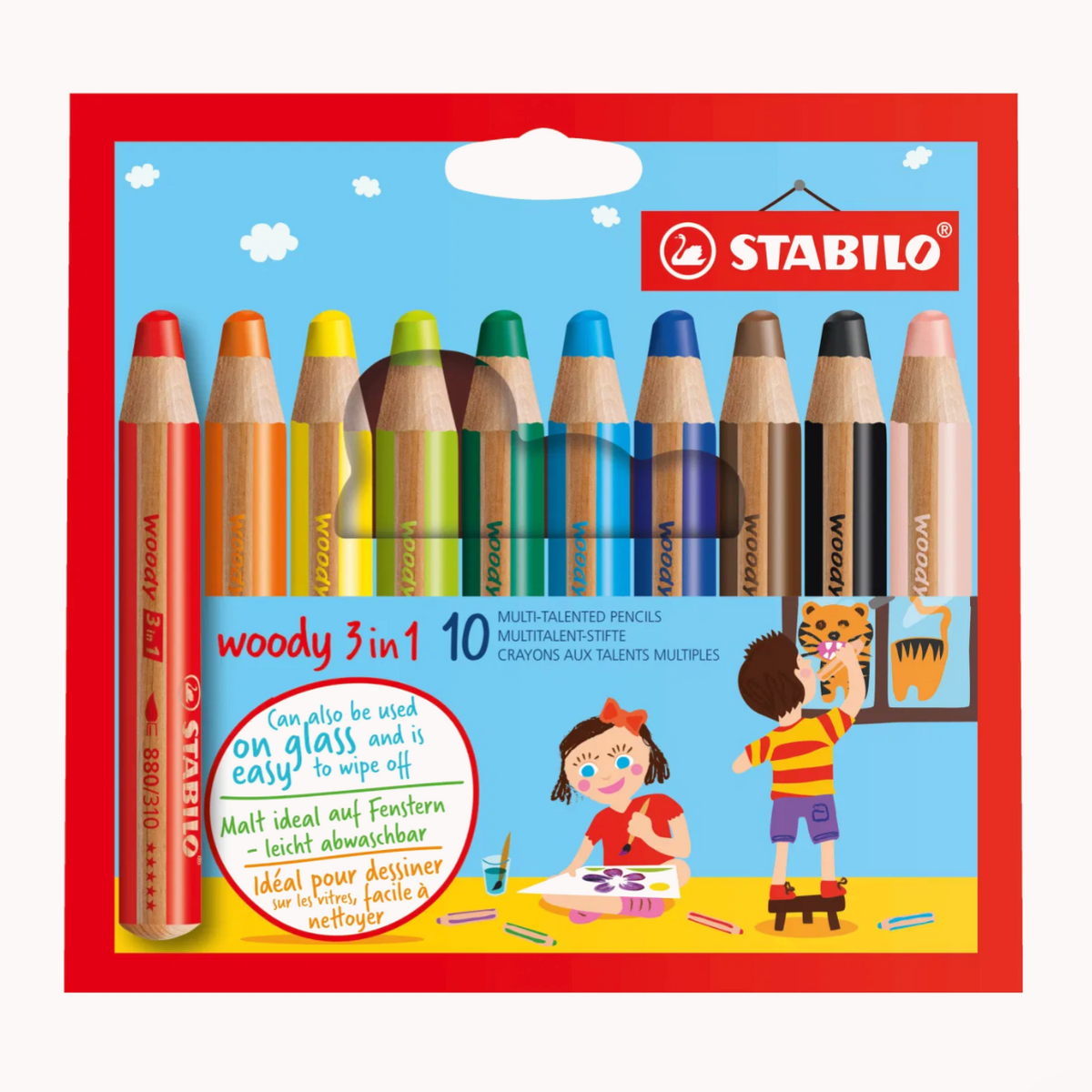 Stabilo Woody 10 Piece Pack – Seabird